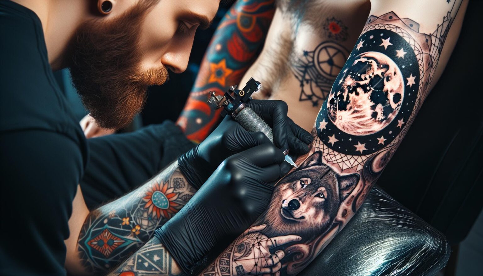 30 Moon Tattoos for Men That Radiate Power and Mystery - Tattoo Radar