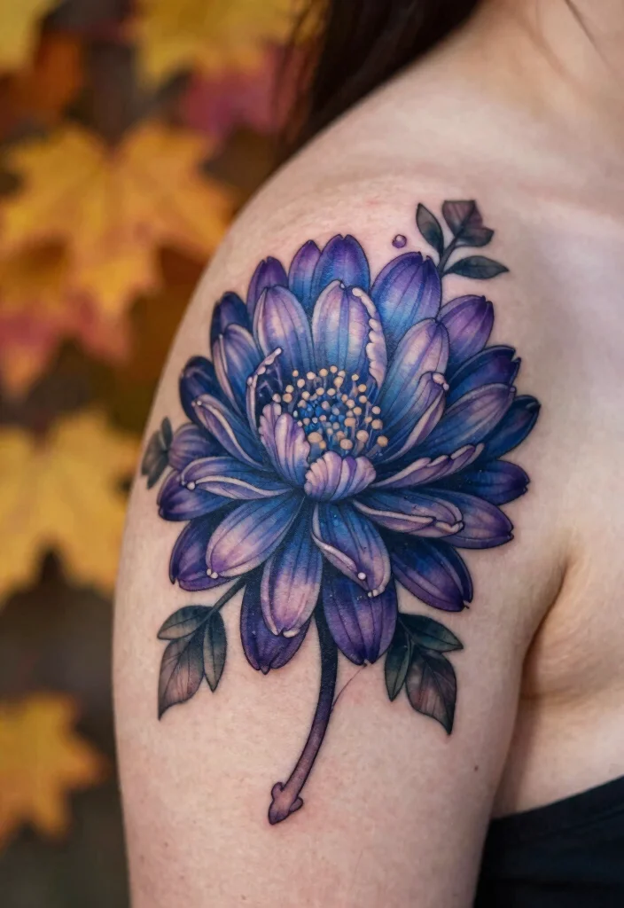 12 July and September Birth Flower Tattoo Ideas: Elegant Symbols ...