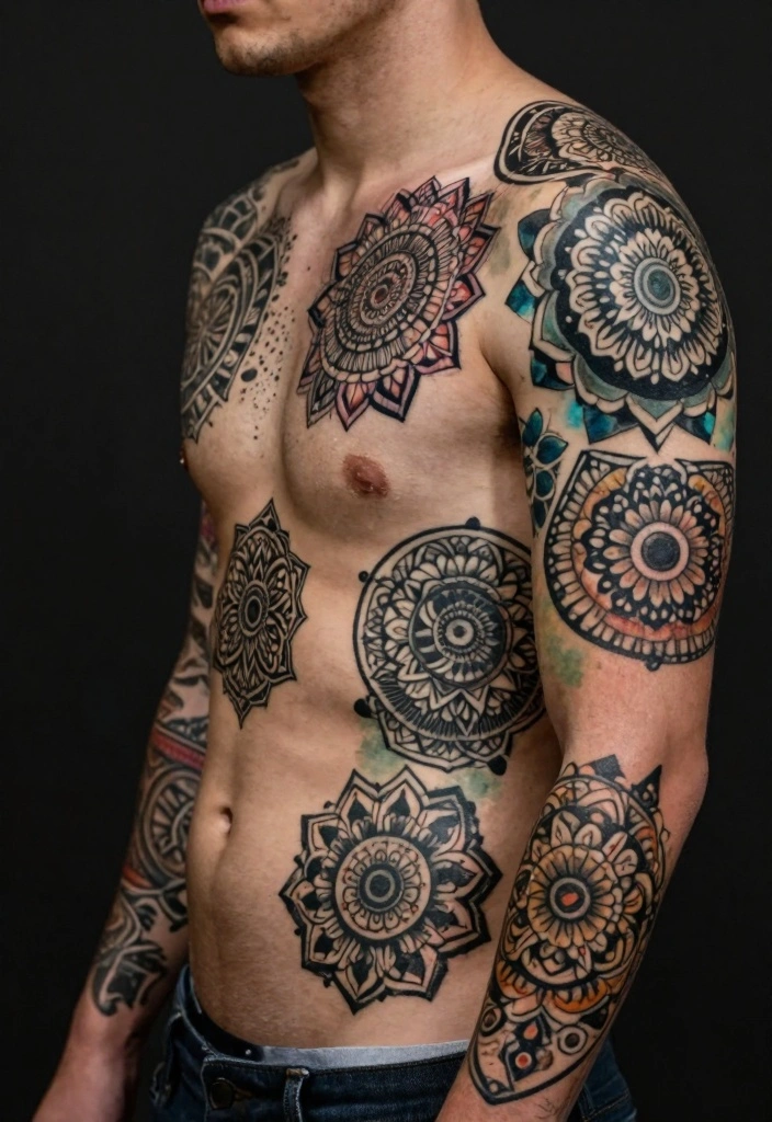 16 Mandala Tattoo Ideas for Men: Bold Symmetry And Meaning - Tattoo Radar